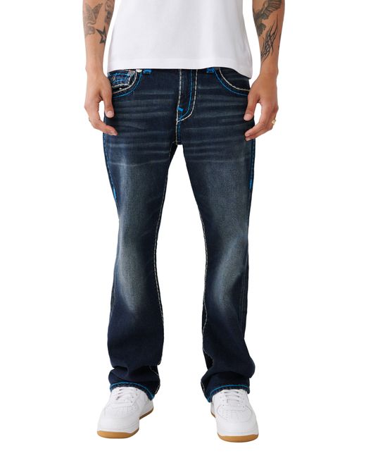 True Religion Billy Super T Bootcut Jeans in Blue for Men | Lyst