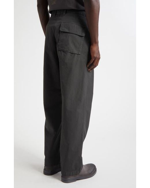Stone Island Cotton Twill Trousers in Gray for Men | Lyst