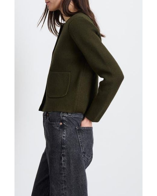 Alex Mill Paris Cotton & Cashmere Cardigan in Black | Lyst