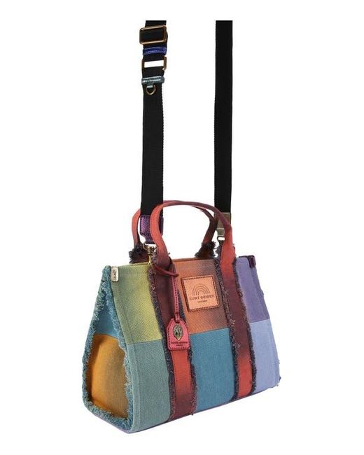 Kurt Geiger Southbank Patchwork Denim Tote in Blue | Lyst