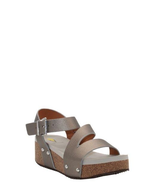 Volatile Biloxi Platform Wedge Sandal in Brown | Lyst
