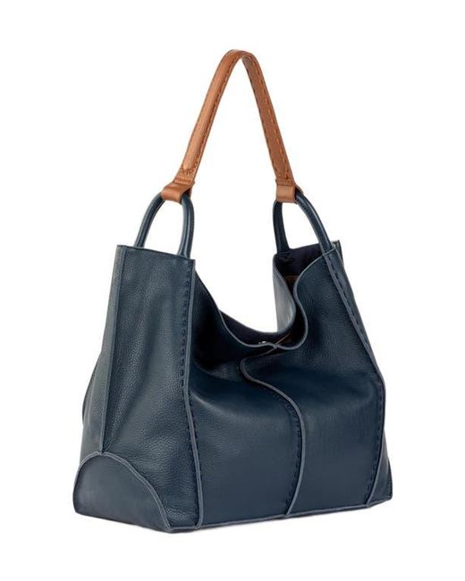 The Sak Los Feliz Large Tote Leather Bag in Blue | Lyst