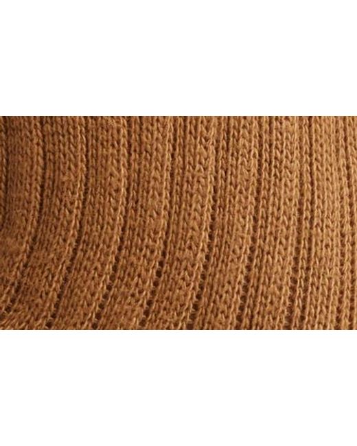 American Trench The Solids Quarter Crew Socks in Brown | Lyst