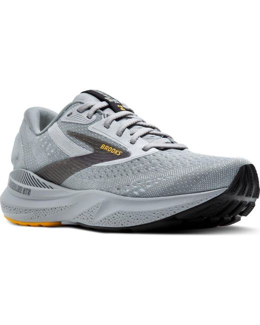 Brooks Adrenaline Gts 24 Running Shoe in Gray for Men | Lyst