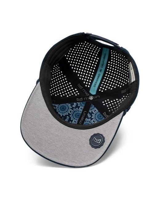 Melin Coronado Hydrolite Performance Snapback Hat in Blue for Men | Lyst