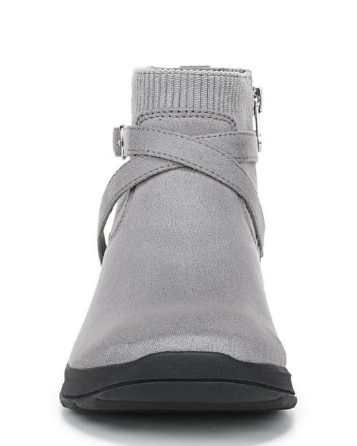 LifeStride Gates Wedge Bootie in Gray | Lyst