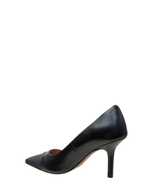 Linea Paolo Prue Pointed Cap Toe Pump in Blue | Lyst