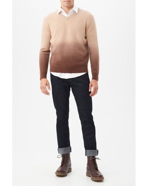 Mr Turk Timothy Ombre Crewneck Sweater in Blue for Men | Lyst