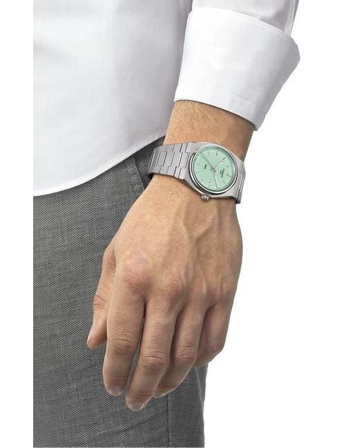 Tissot Prx Bracelet Watch, 40Mm in Gray | Lyst