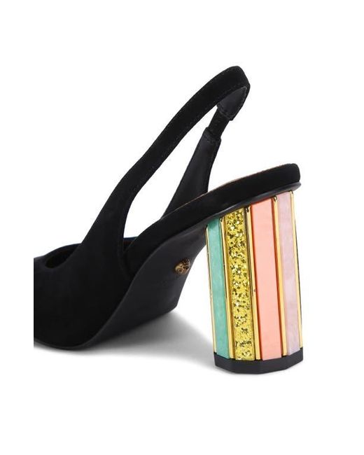 Kurt Geiger Perspex Slingback Pump in Black | Lyst
