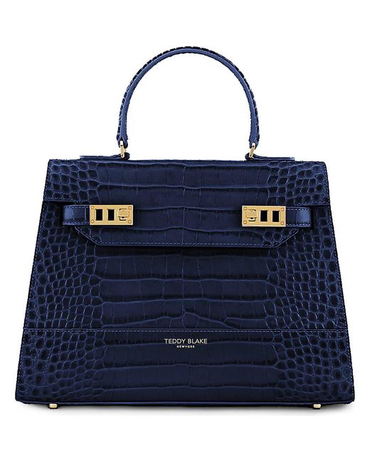 Teddy Blake Kim Croco 14 in Blue | Lyst