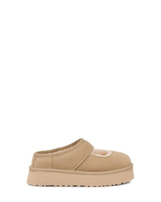 UGG Bea Genuine Shearling Lined Platform Mary Jane in Natural | Lyst