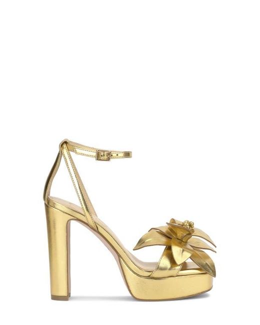 Jessica Simpson Camise Ankle Strap Platform Sandal in Metallic | Lyst