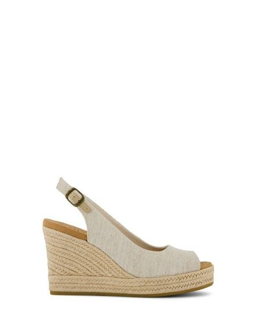 TOMS Camilla Slingback Espadrille Peep Toe Platform Wedge Sandal in ...