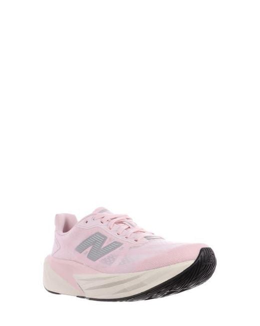 New Balance Fuelcell Rebel V5 Running Shoe in Pink | Lyst
