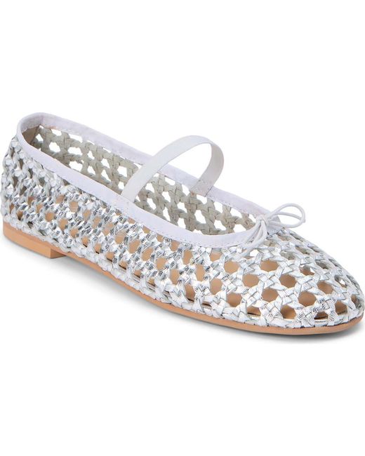 Matisse Eloise Mary Jane Ballet Flat in White | Lyst