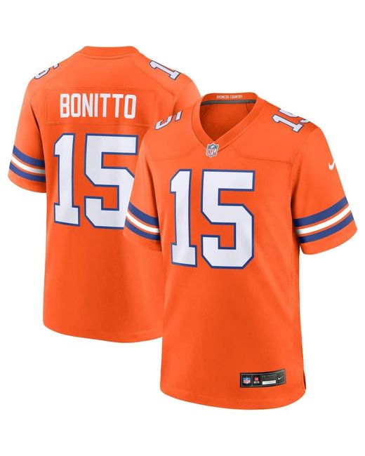 Nike Nik Bonitto Denver Broncos Alternate 2 Mile High Collection 1977 ...