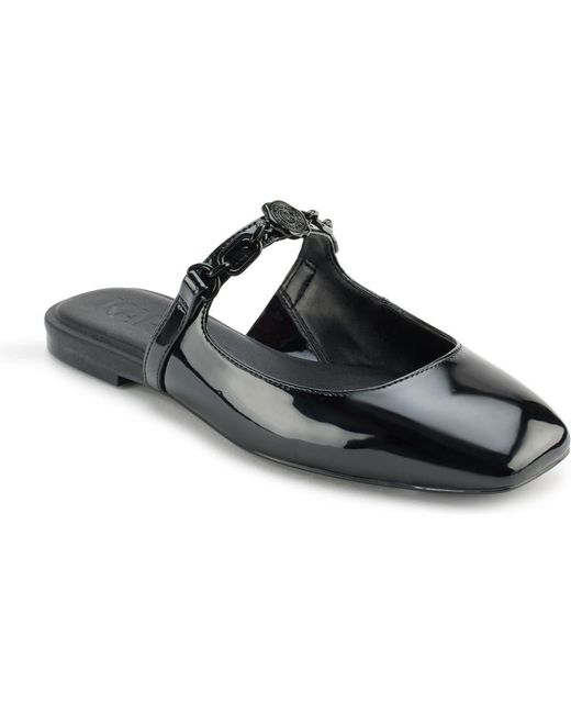 Karl Lagerfeld Zilla Mary Jane Mule in Black | Lyst