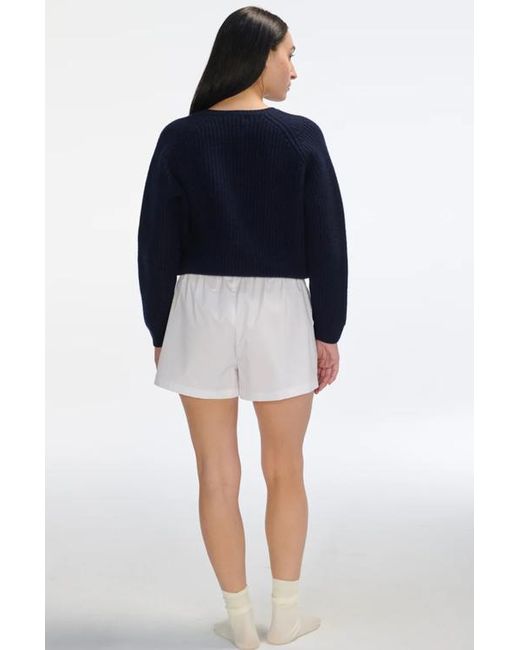 ALMINA CONCEPT Knit Zip Up Cardigan in Blue | Lyst