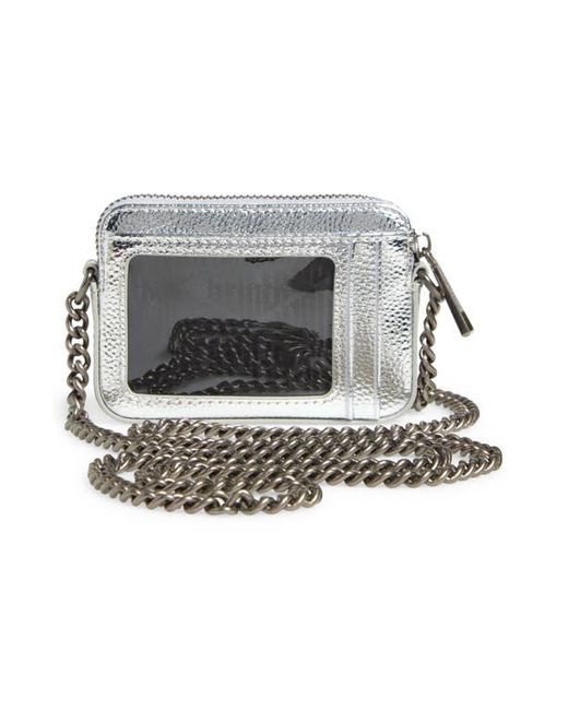 Kurt Geiger Micro Kensington Metallic Faux Leather Camera Bag | Lyst