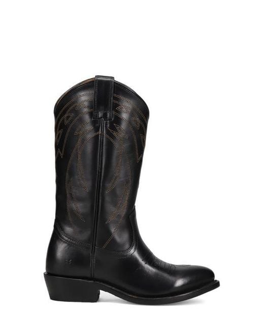 Frye Billy Western Boot in Black | Lyst