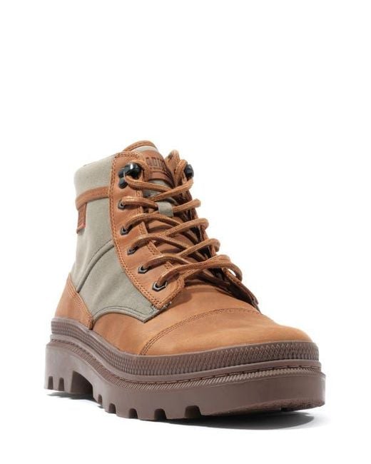 Palladium Pallatrooper Rough Boot in Brown for Men | Lyst