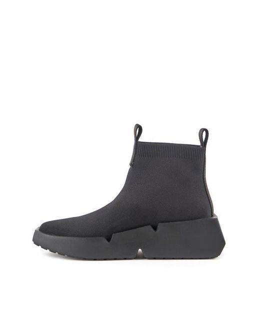 United Nude Mega Sock Platform Bootie in Black | Lyst