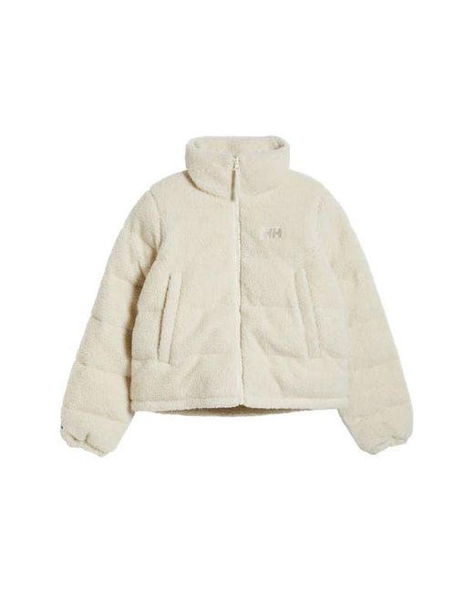 Helly Hansen Yu Teddy High Pile Puffer Jacket in Blue | Lyst