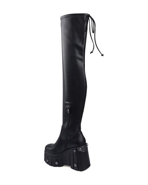 Zigi Rakena Over The Knee Platform Boot in Black | Lyst