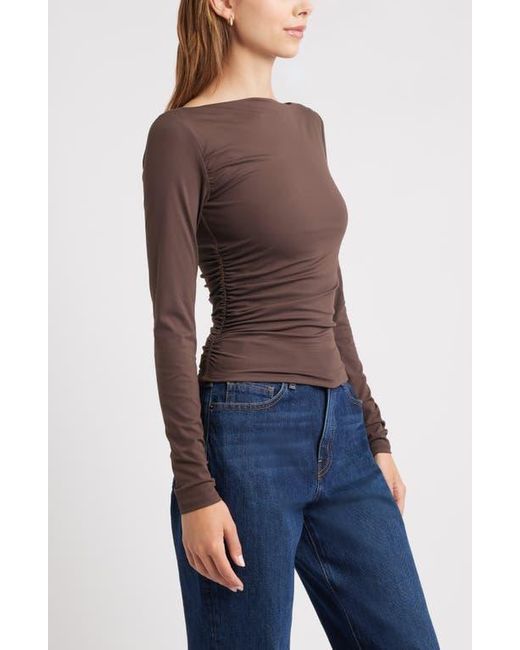 Open Edit Ruched Side Top | Lyst