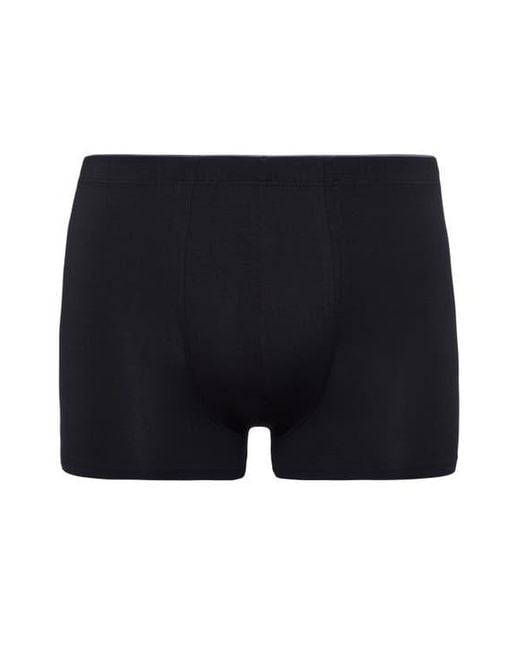 Hanro Cotton Superior Long Leg Boxer Brief in Blue for Men | Lyst