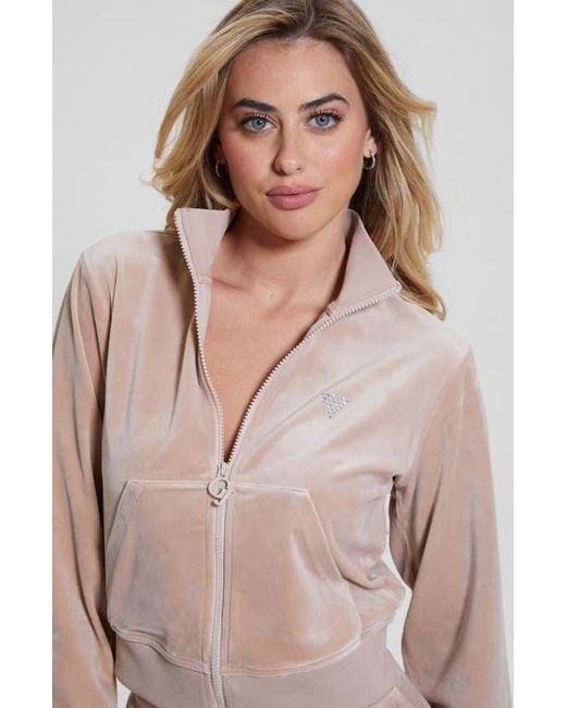 Guess Couture Embellished Velvet Jacket | Lyst