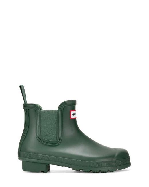HUNTER Original Waterproof Chelsea Rain Boot in Green for Men | Lyst