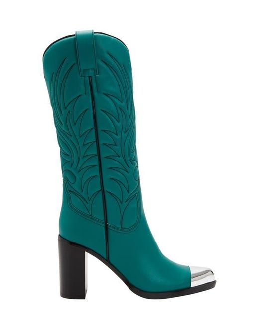 Katy Perry The Zaina Cap Toe Western Boot in Green | Lyst