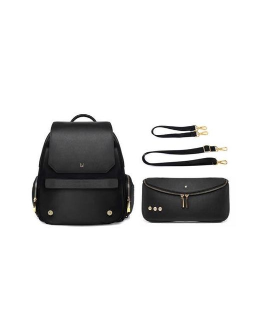 Lux and Nyx Zoe 15-Inch Laptop Backpack With Detachable Clutch in Black ...