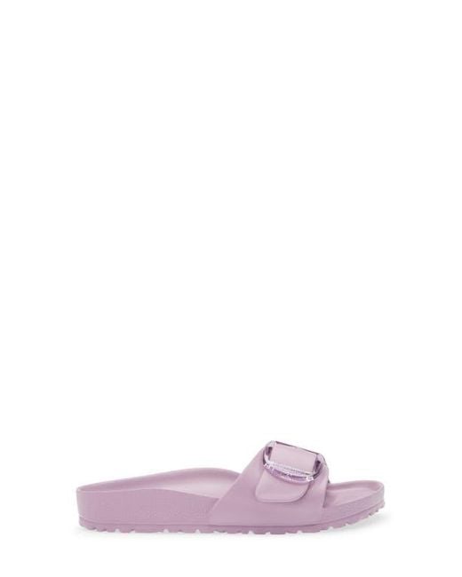 Birkenstock Madrid Big Buckle Eva Slide Sandal in Purple | Lyst