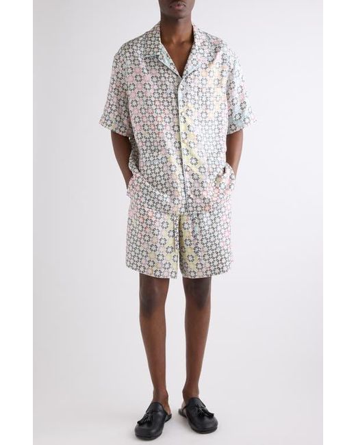 givenchy monogram pattern shirt