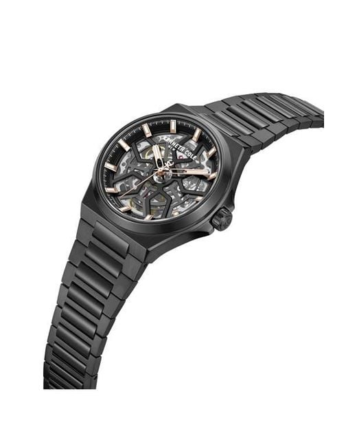 Kenneth Cole Automatic Bracelet Watch, 43.5Mm in Black for Men | Lyst