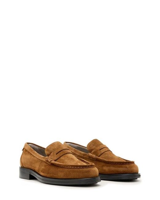 AllSaints Bloom Penny Loafer in Brown for Men | Lyst