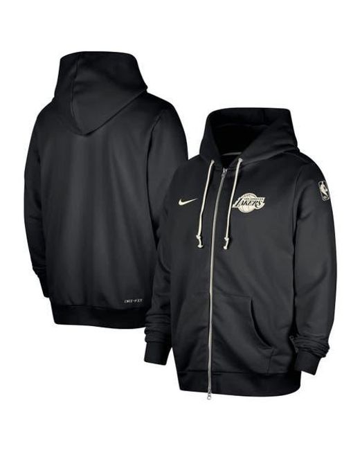 Nike Los Angeles Lakers Authentic Standard Issue Full-Zip Hoodie Jacket ...