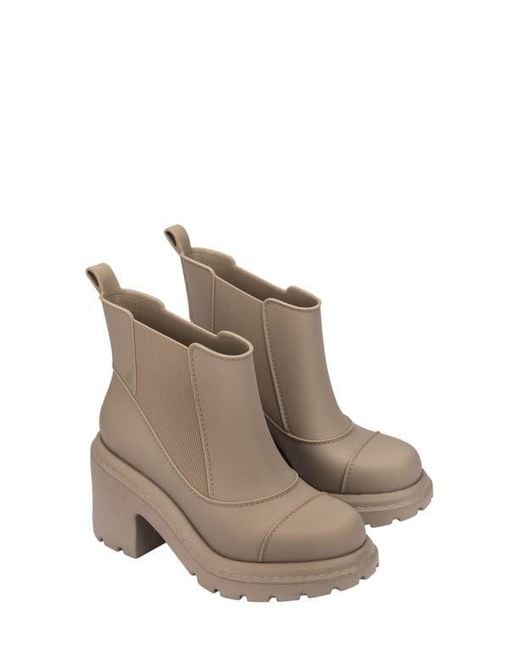Melissa Courtney Platform Chelsea Boot in Natural | Lyst