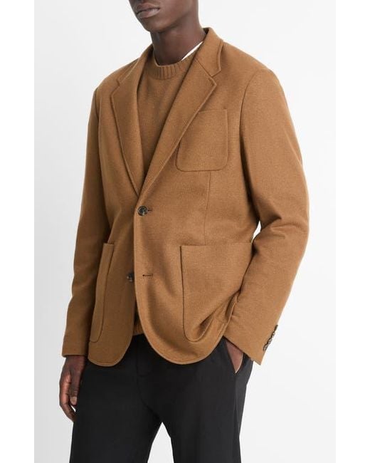 Vince Wool Blend Sport Coat in Brown for Men | Lyst