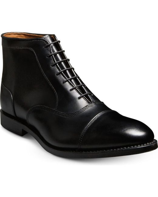 Allen Edmonds Park Cap Toe Boot in Black for Men | Lyst