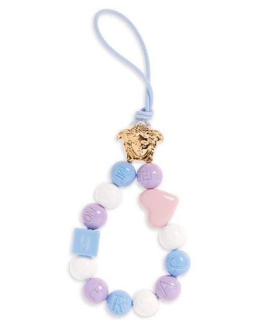 Versace Beaded Bag Charm in White | Lyst