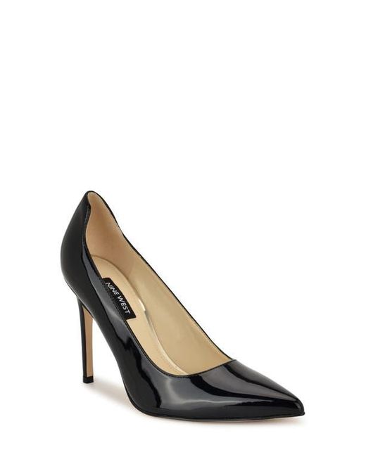 Nine West Freds Pointed Toe Pump in Black | Lyst