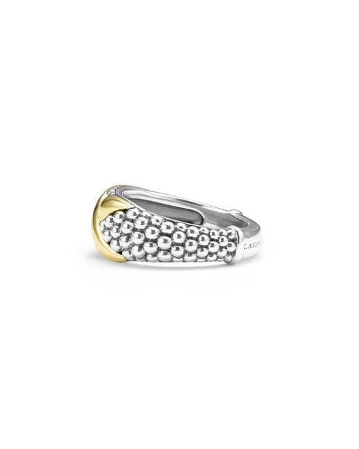Lagos Embrace Ring in Metallic | Lyst