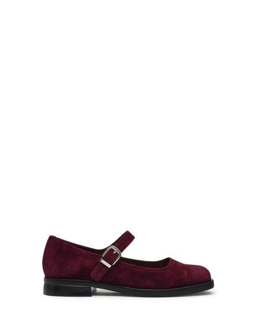 Steve Madden Delancy Mary Jane Flat in Purple | Lyst