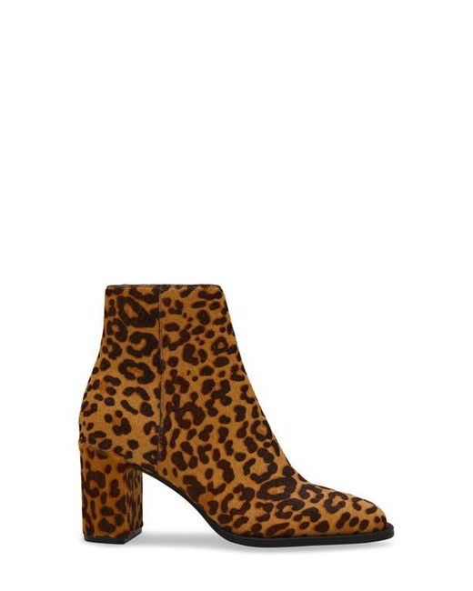 Steve Madden Jozie Genuine Calf Hair Bootie in Brown | Lyst