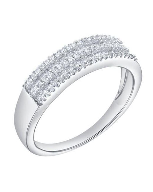 LuvMyJewelry Eiravelle 0.50 Cts Natural Diamond 14K Ring in Metallic | Lyst