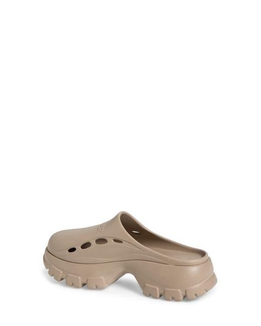 HUNTER Bryce Platform Mule in Natural | Lyst